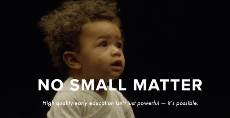 "No Small Matter" Screening: Why The First Five Years Are No Small Matter