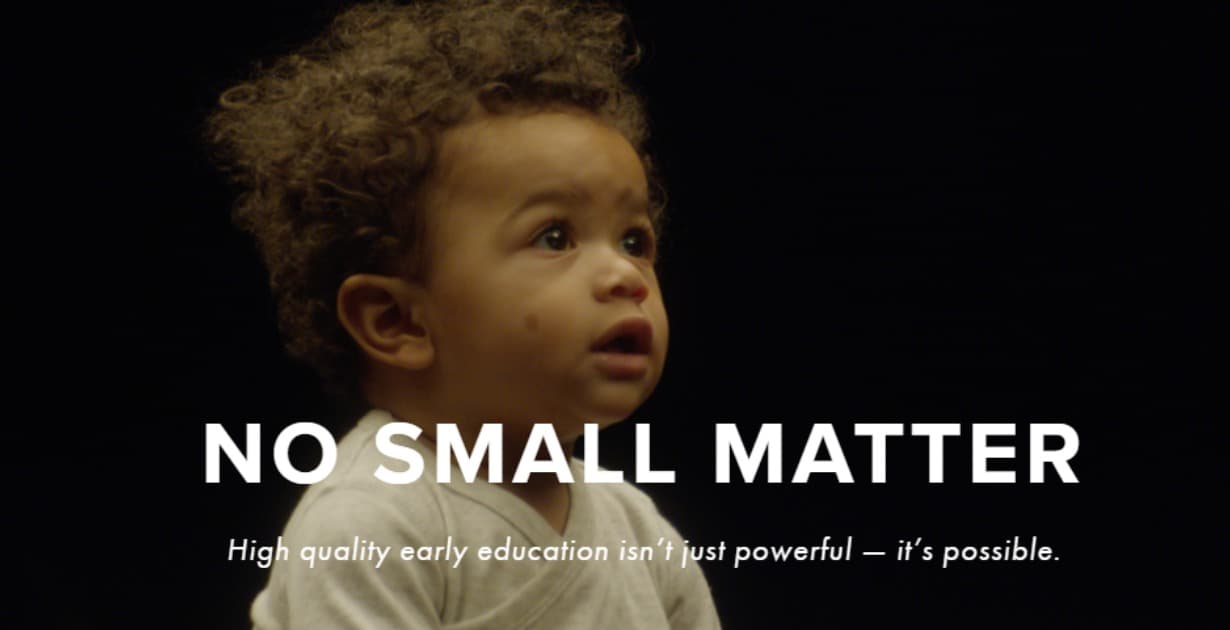 "No Small Matter" Screening: Why The First Five Years Are No Small Matter