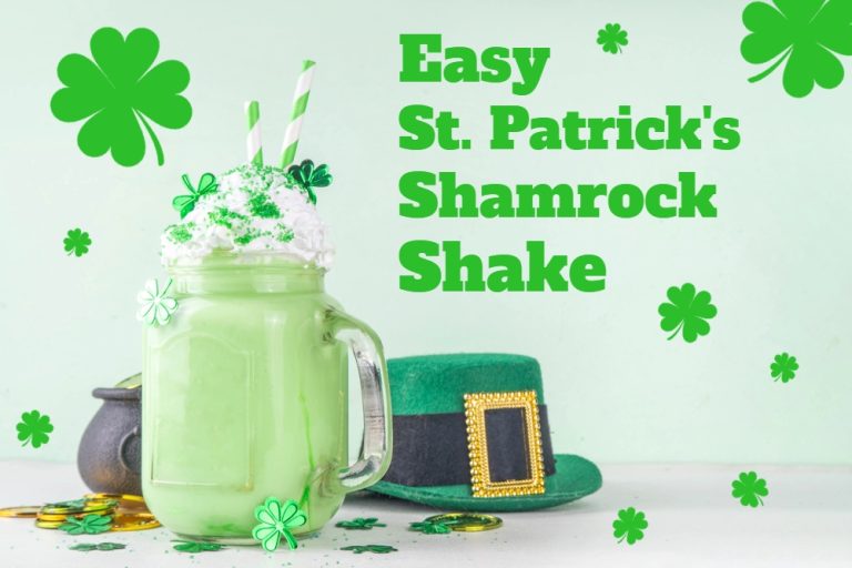 Easy St. Patrick's Day Recipe: Shamrock Shakes at Home!